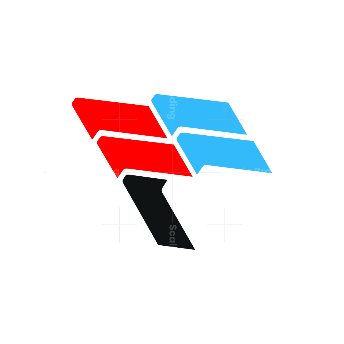 f flag letter logo | Scalebranding