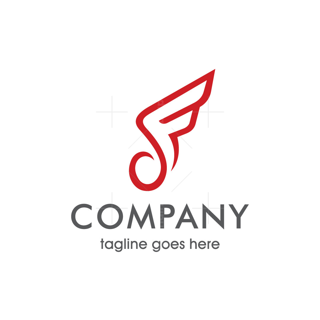 F Wing Logo | Scalebranding