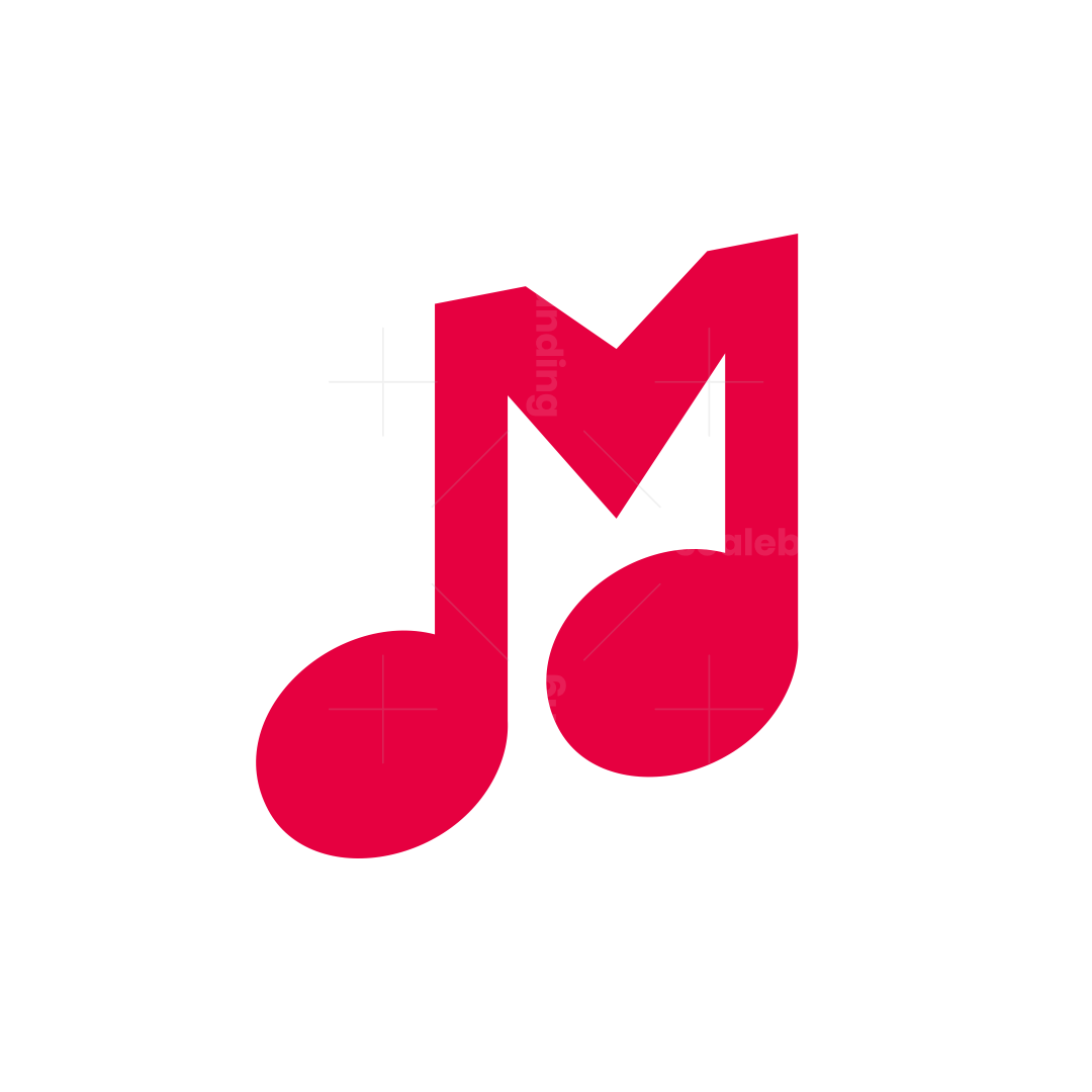 Letter M Note Music logo | Scalebranding