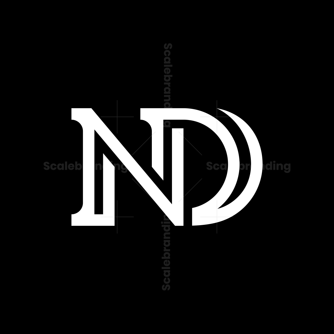 ND Letter Monogram Logo Design | Scalebranding