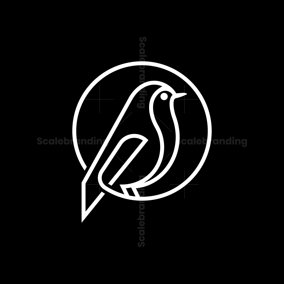 circle robin bird mark logo | Scalebranding