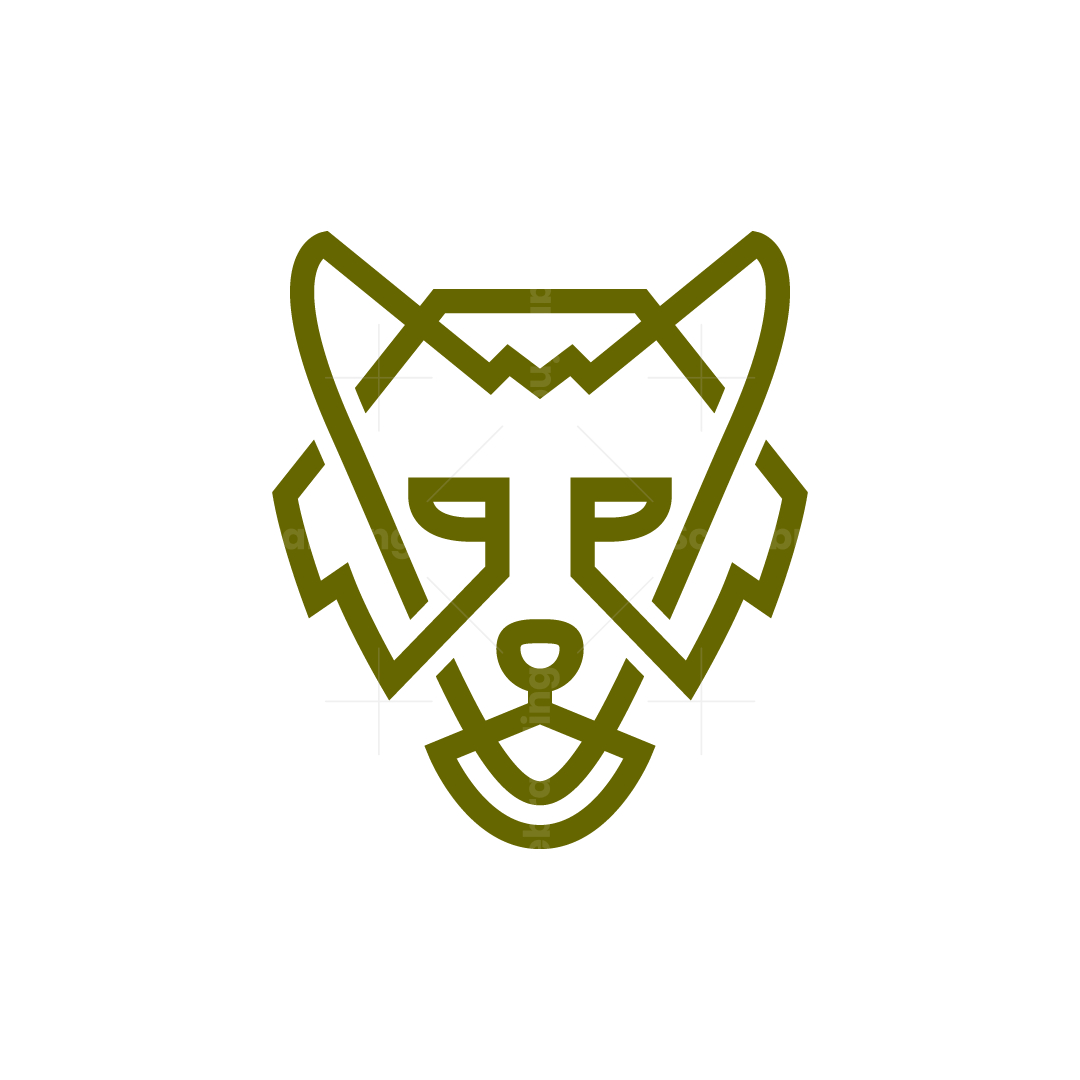 Minimalist Black Wolf Head Logo Cool Simple Wolf Logo | Scalebranding