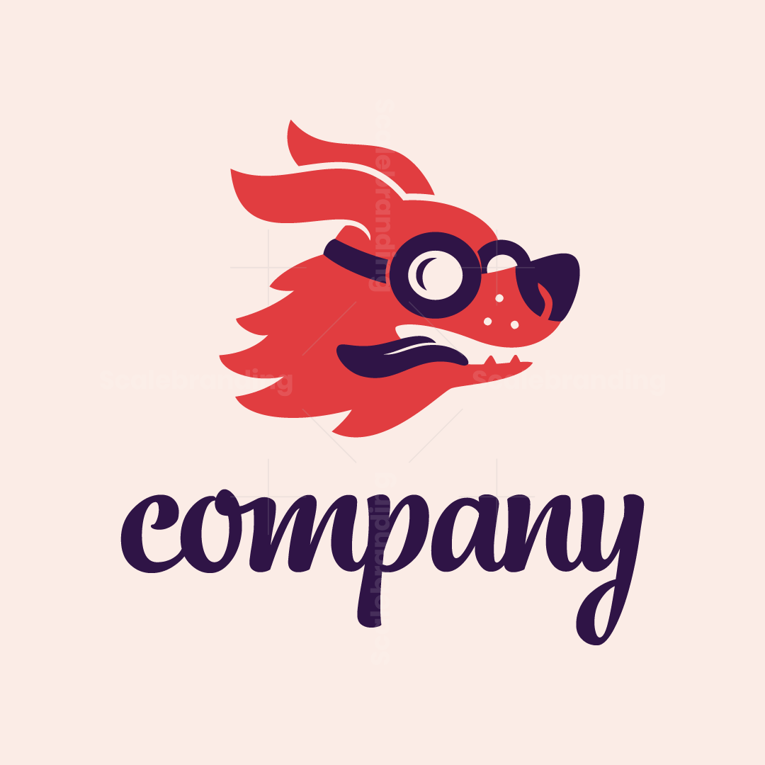 Fast Dog with Goggles Logo | Scalebranding