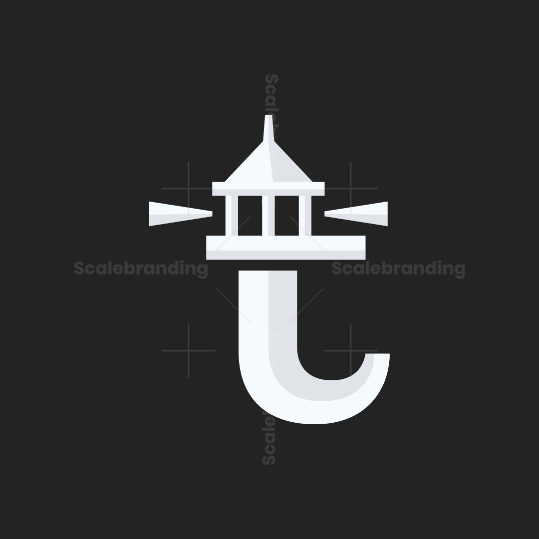 Letter T lighthouse logo | Scalebranding