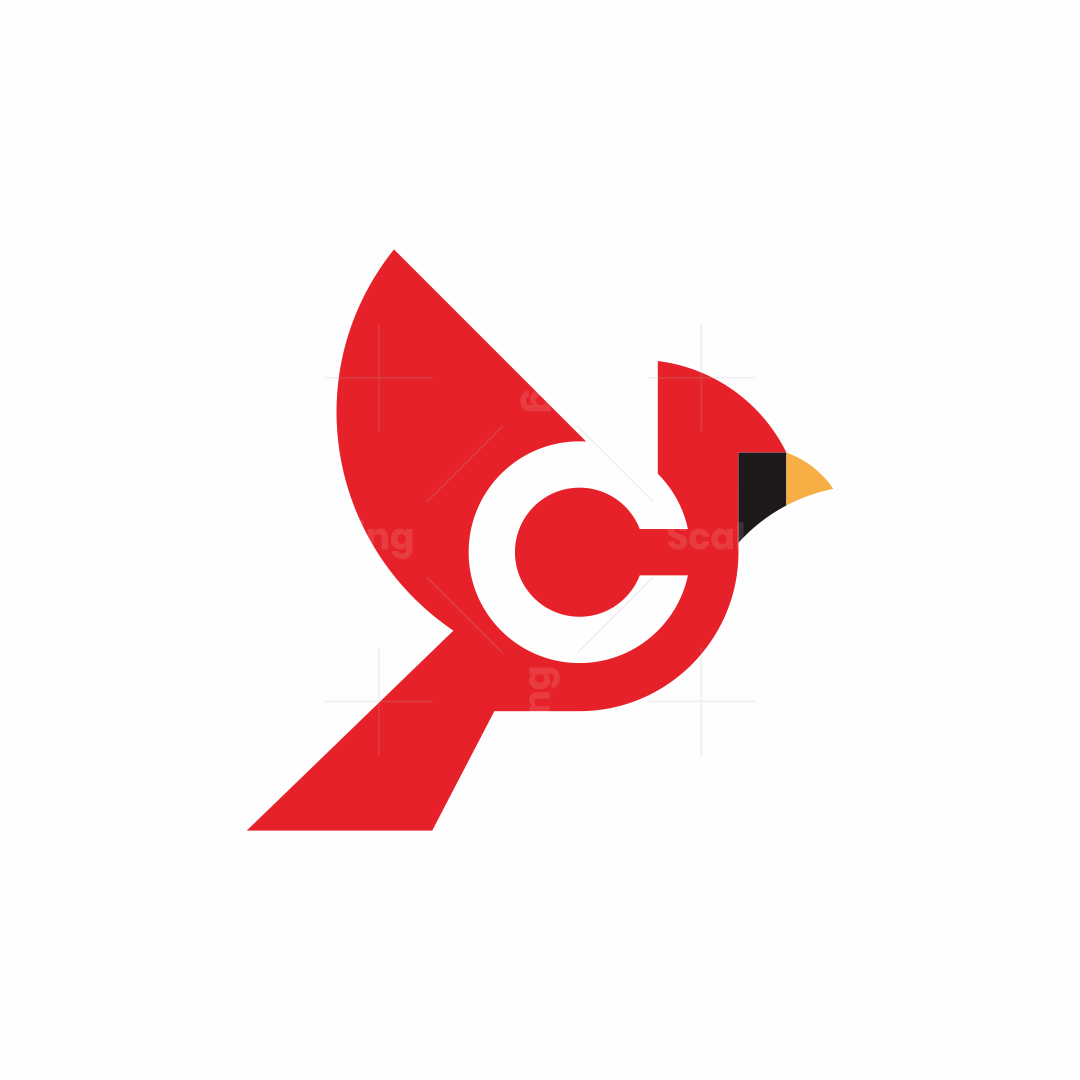 The Letter C Cardinal Logo | Scalebranding