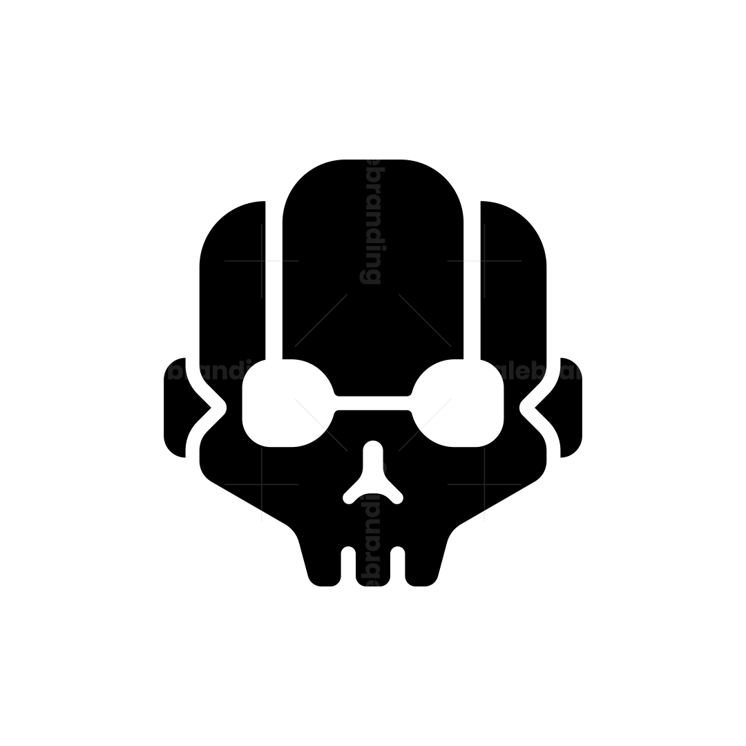 Modern Abstract Skull Head Logo | Scalebranding