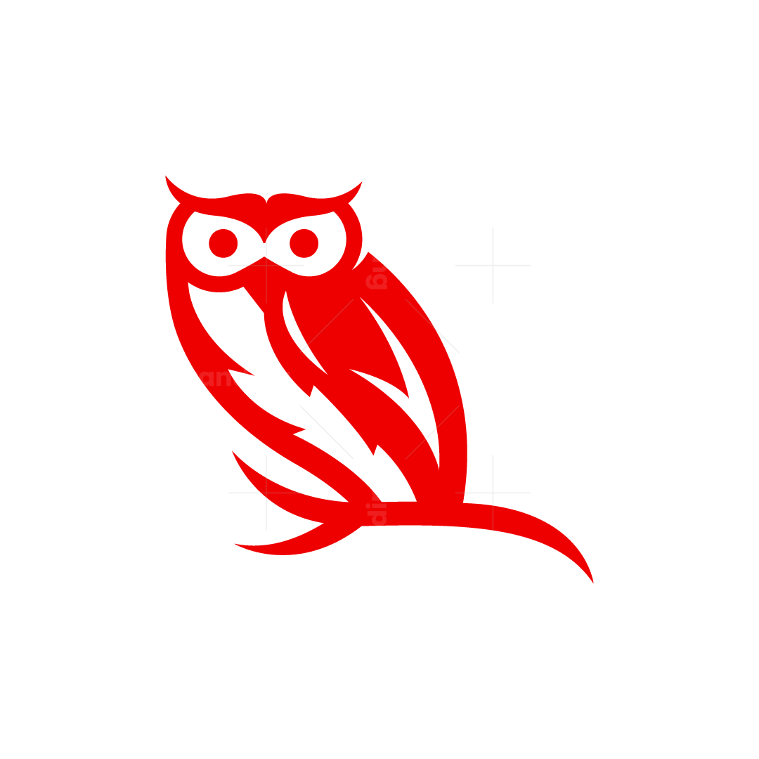 Big Owl Logo Design Black Owl Logo | Scalebranding