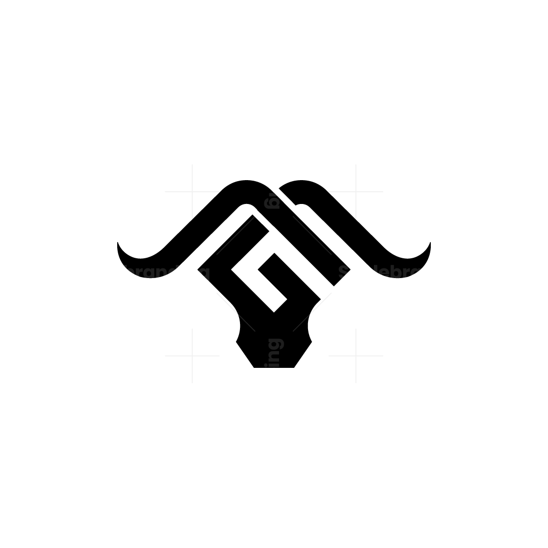Modern Letter G Bull Logo | Scalebranding