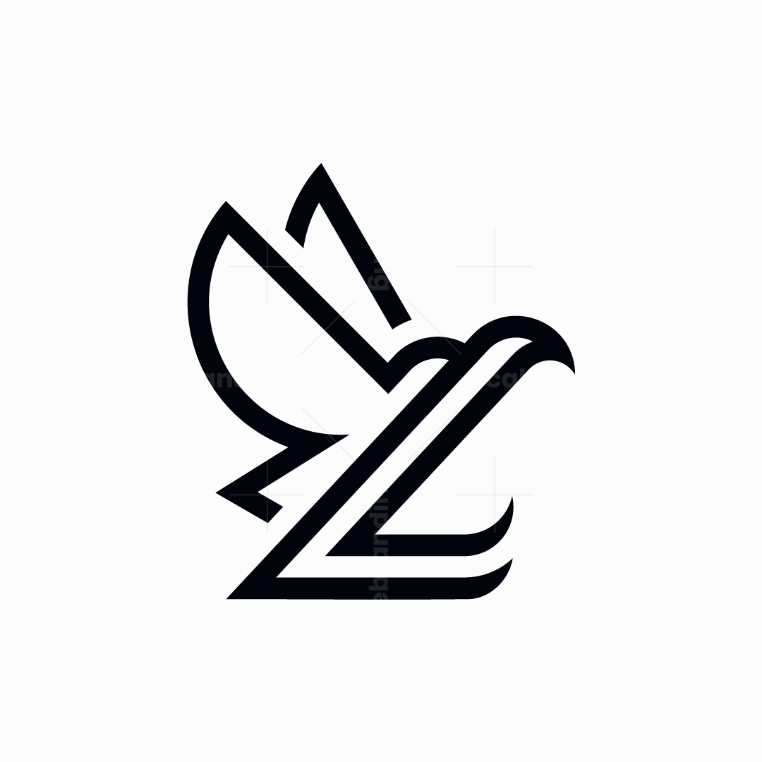 Falcon L Letter Mark Logo | Scalebranding