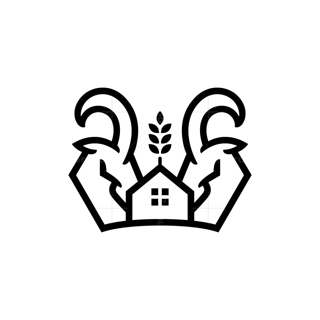 Farm Goat Logo Goat Shed Logo | Scalebranding