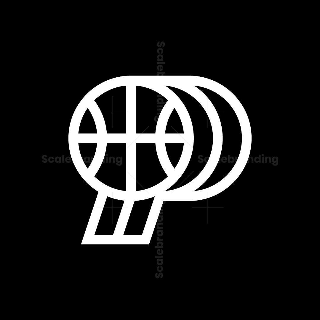 Fast Basketball Letter P Logo | Scalebranding