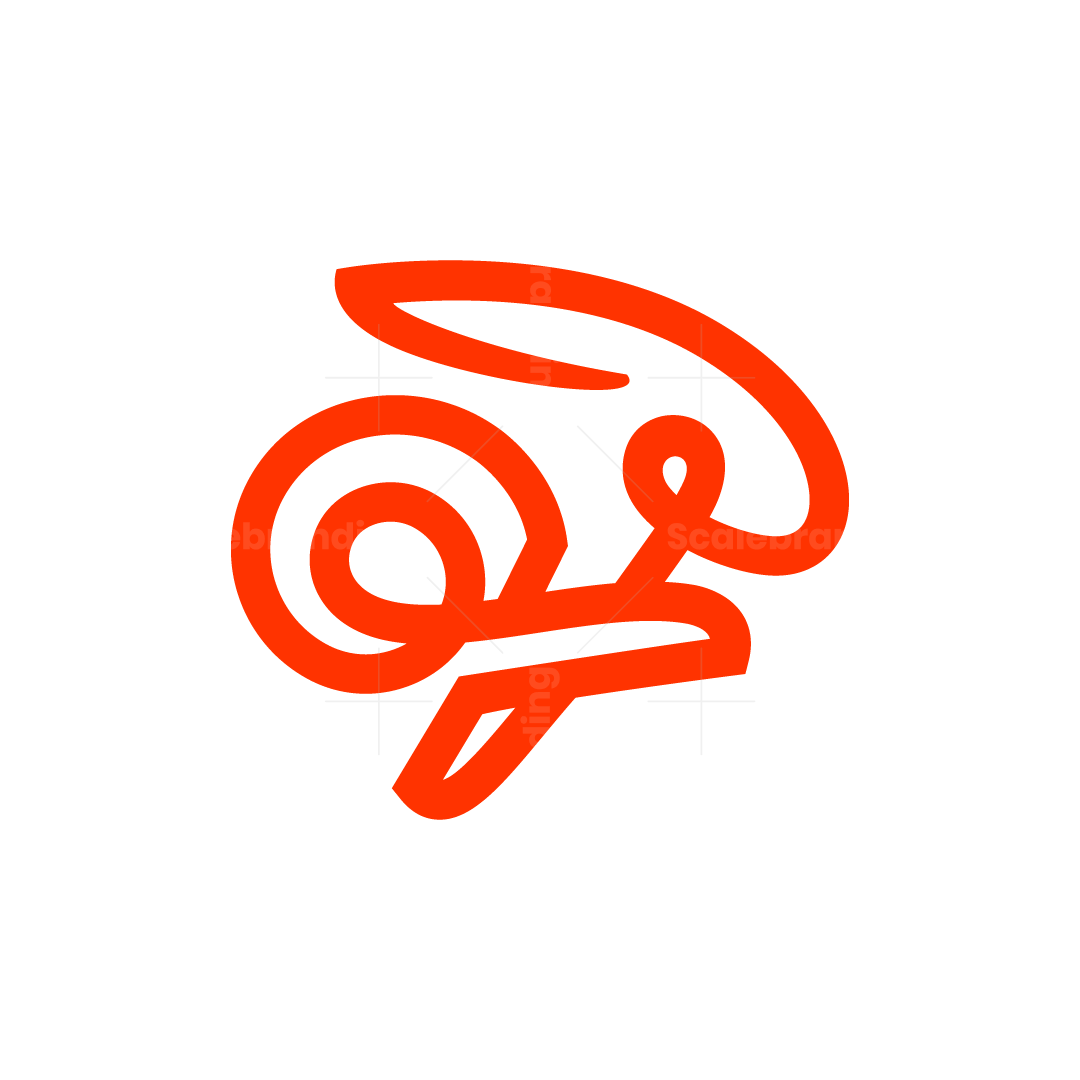 Black Bunny Logo Rabbit Logo Design Monoline Fast Rabbit Logo ...