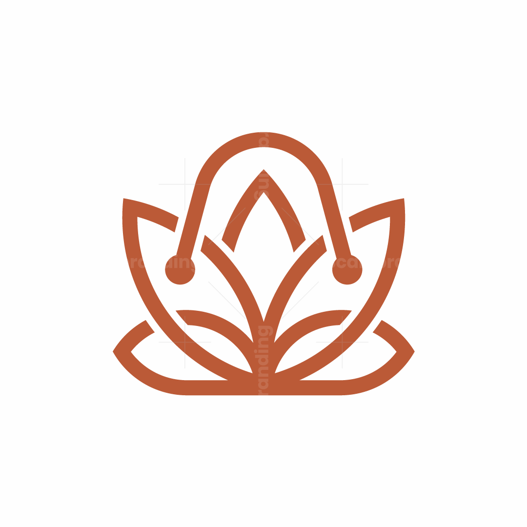 Elegant Lotus Flower Bag Logo | Scalebranding