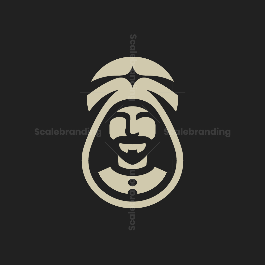 Turban Hood Sultan Head Logo | Scalebranding
