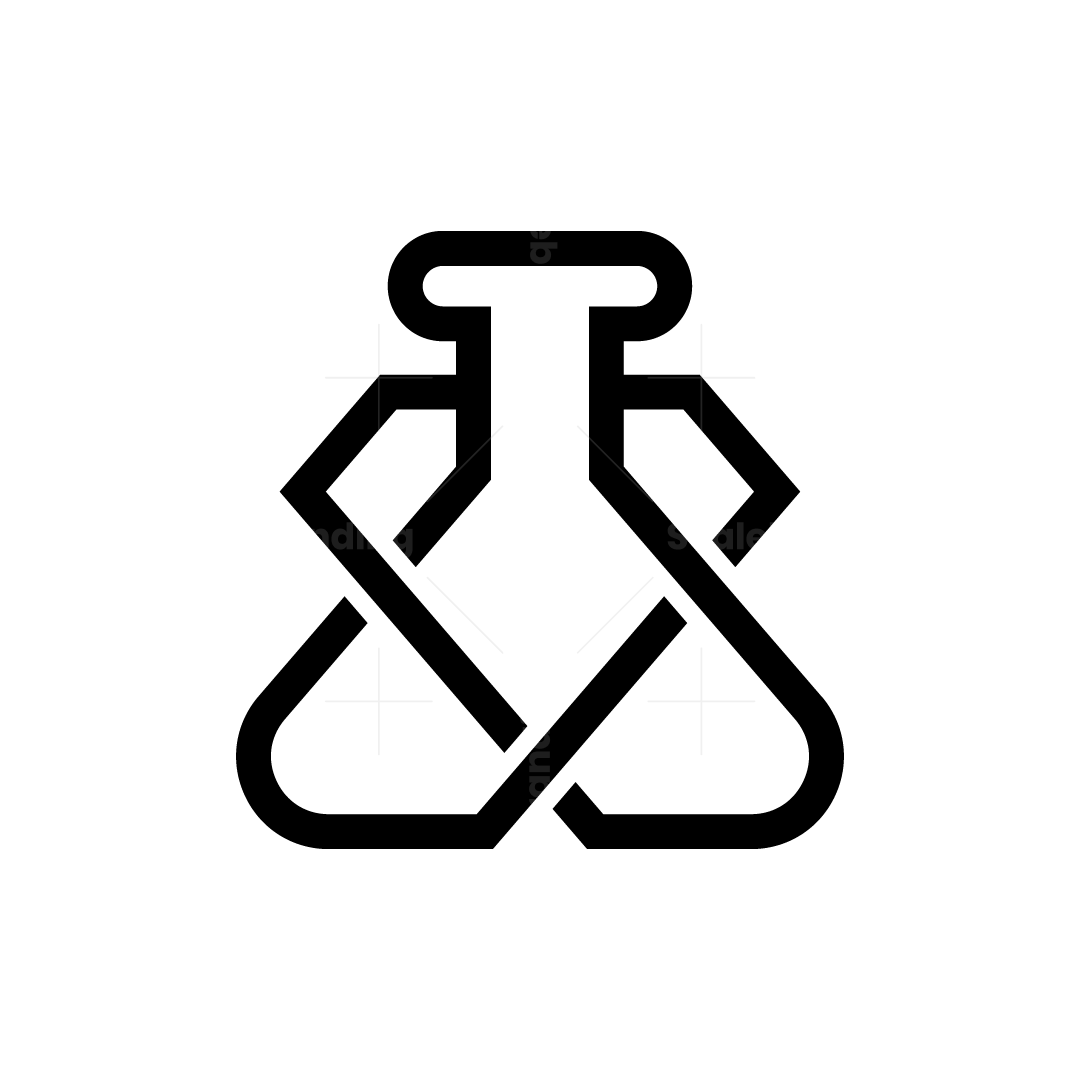 Minimalist Diamond With Laboratory Logo | Scalebranding