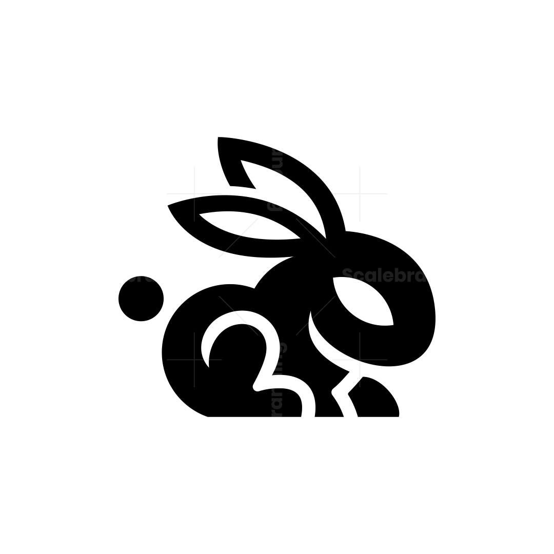 Iconic Simple Modern Bunny Logo | Scalebranding