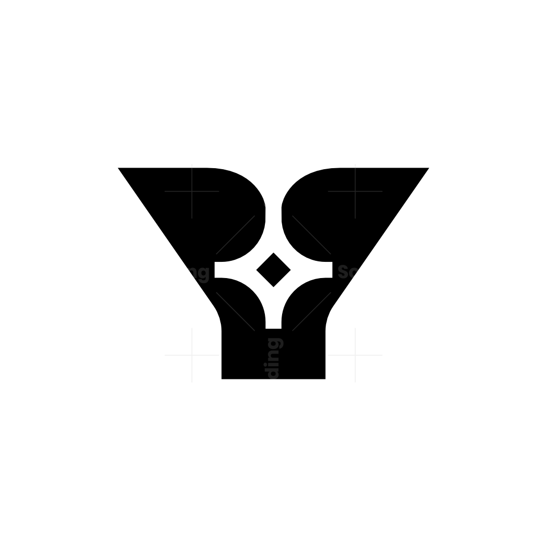 Elegant letter y star logo | Scalebranding