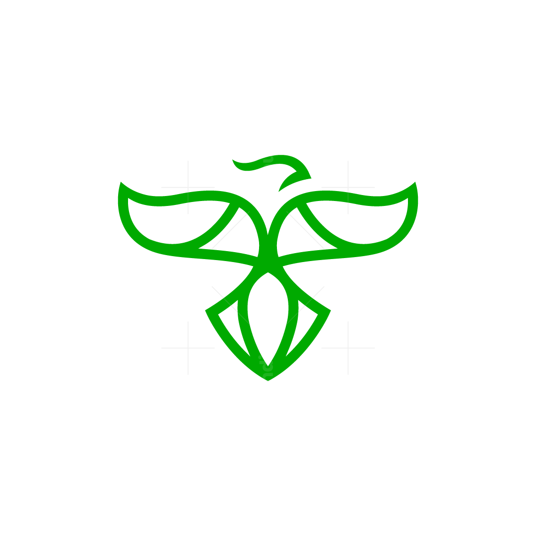 Luxury Phoenix Logo Flying Silver Phoenix Logo Rising Phoenix Logo ...