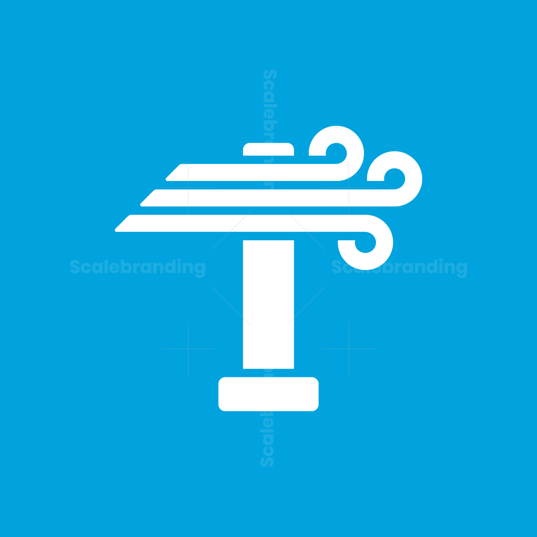 Wind Hammer Modern Simple Logo | Scalebranding