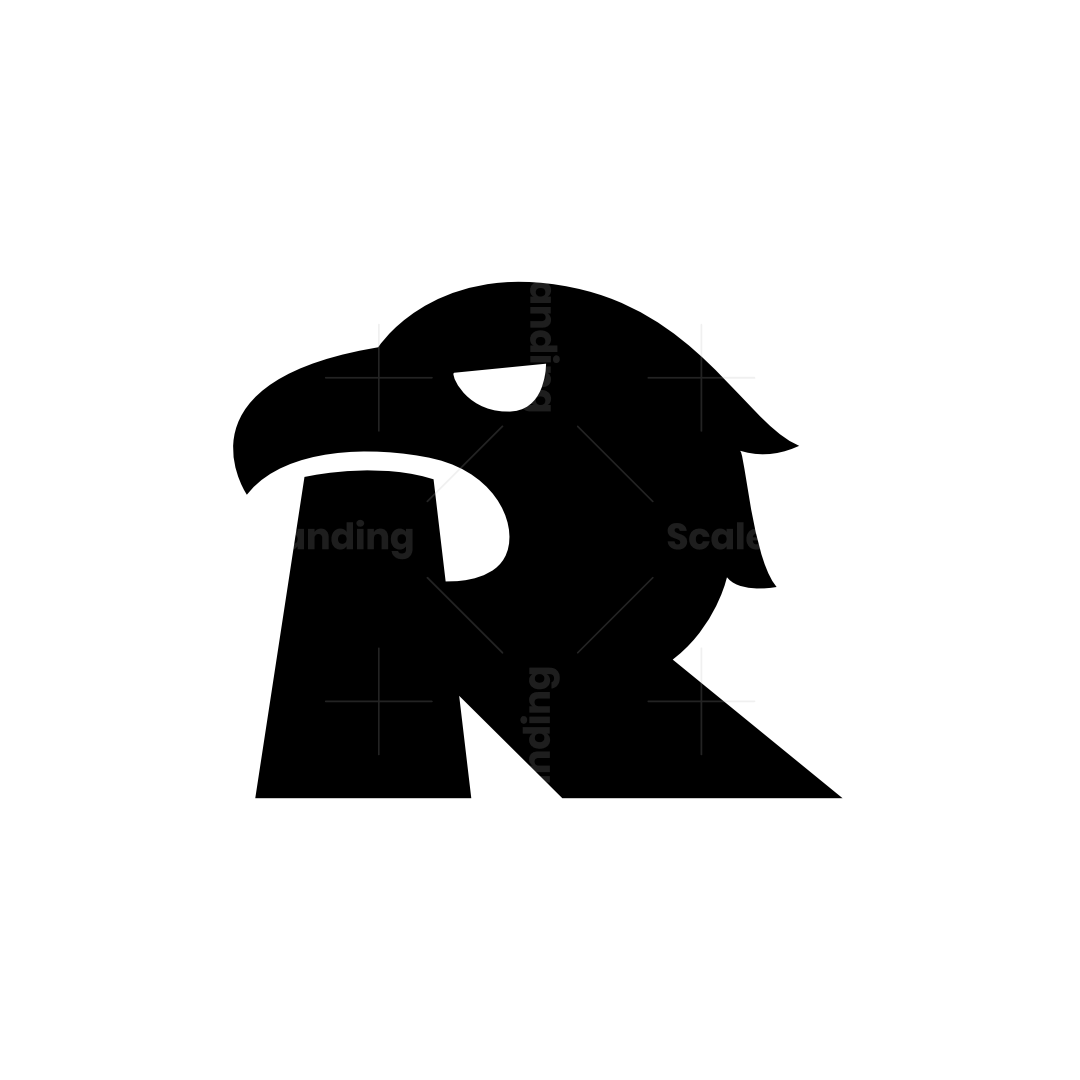 Trendy raven letter R logo | Scalebranding