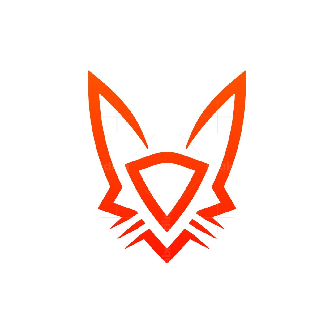 Fennec Fox Shield Logo | Scalebranding