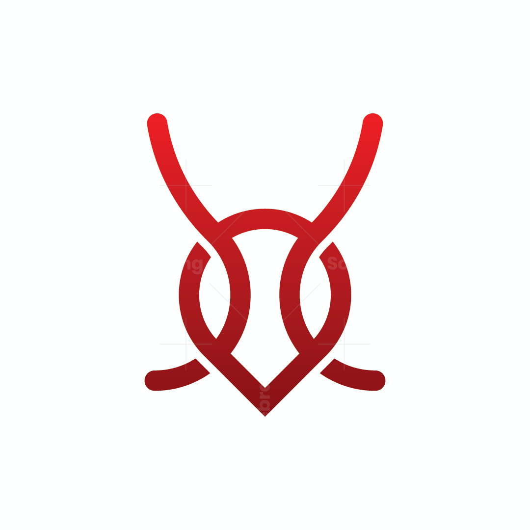 Iconic Pin Map Ant Logo | Scalebranding