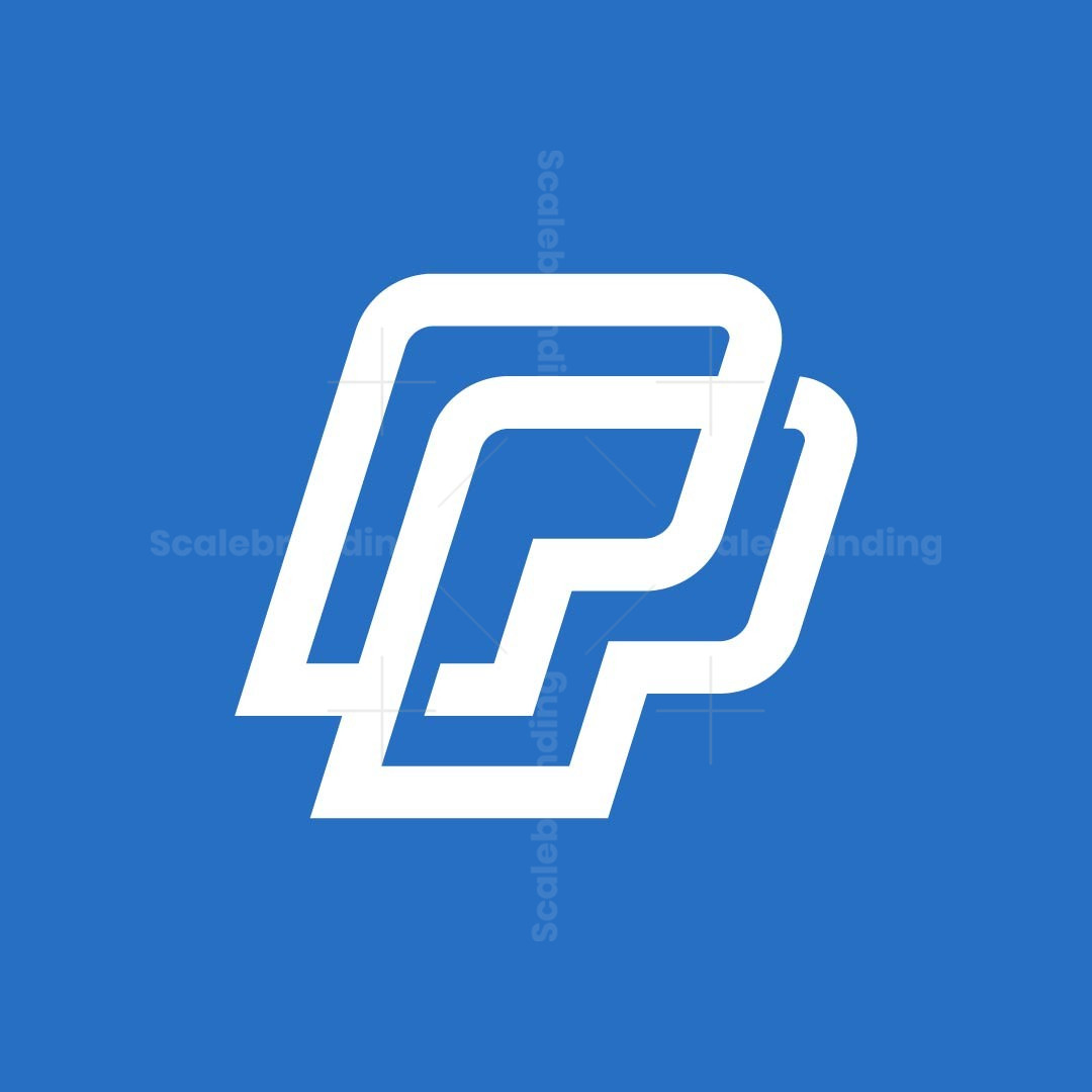 Reflected Letter P Logo | Scalebranding