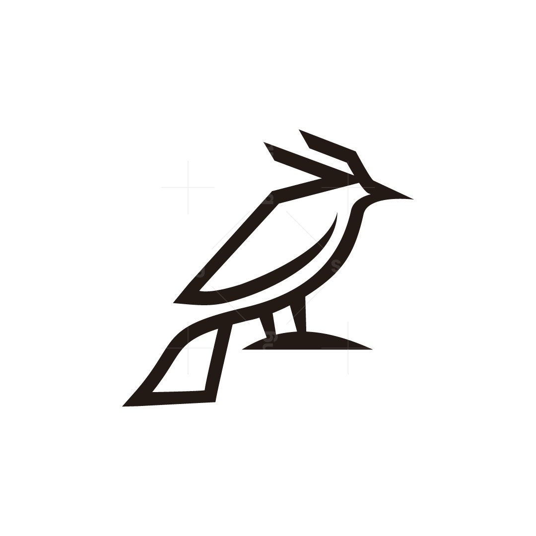 The Sharp Vision Bird logo | Scalebranding