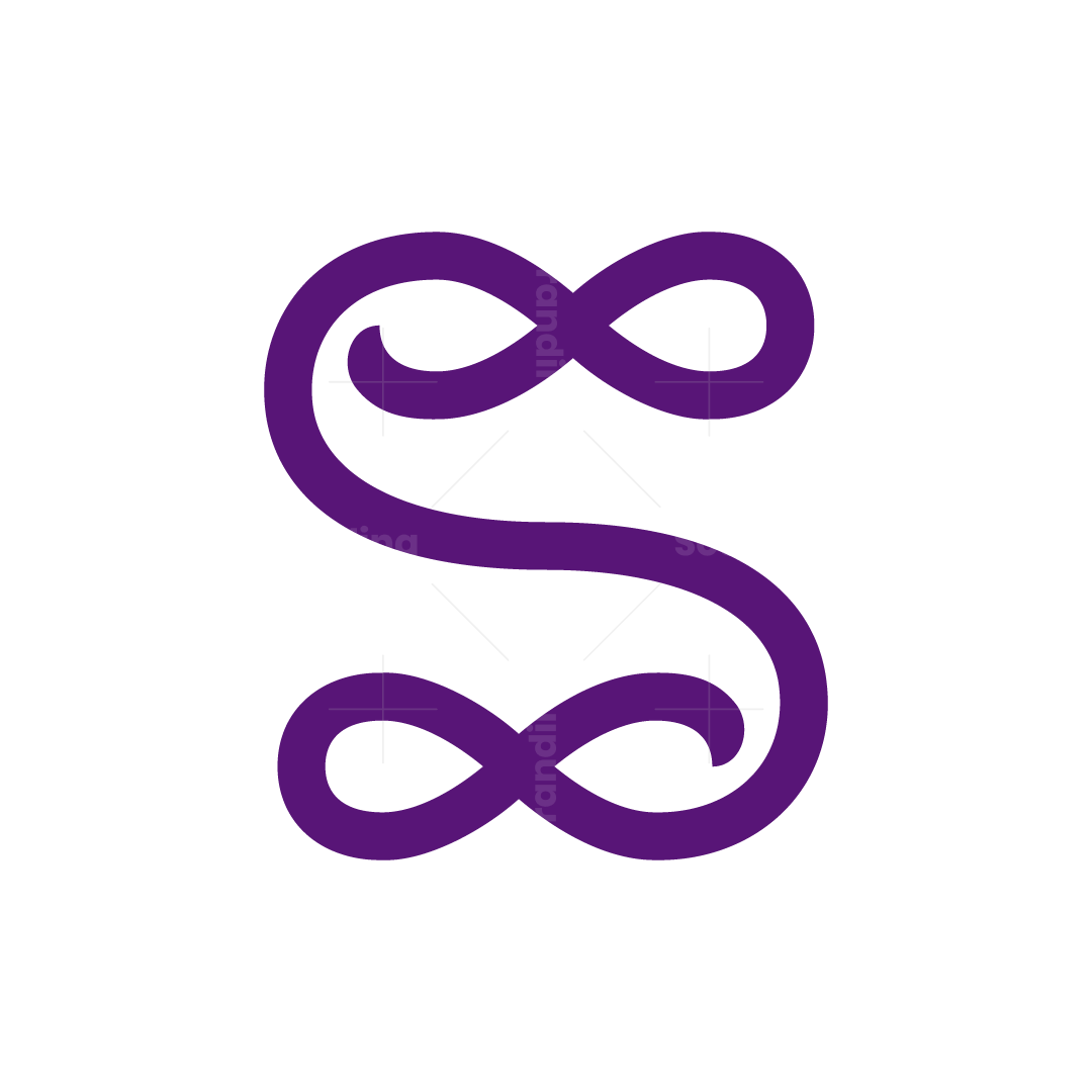 Elegant Line Infinity Letter S Logo | Scalebranding