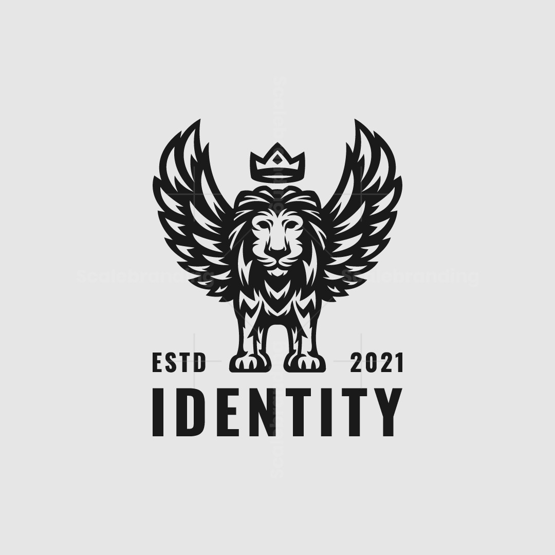 Valorous Winged Lion Logo | Scalebranding