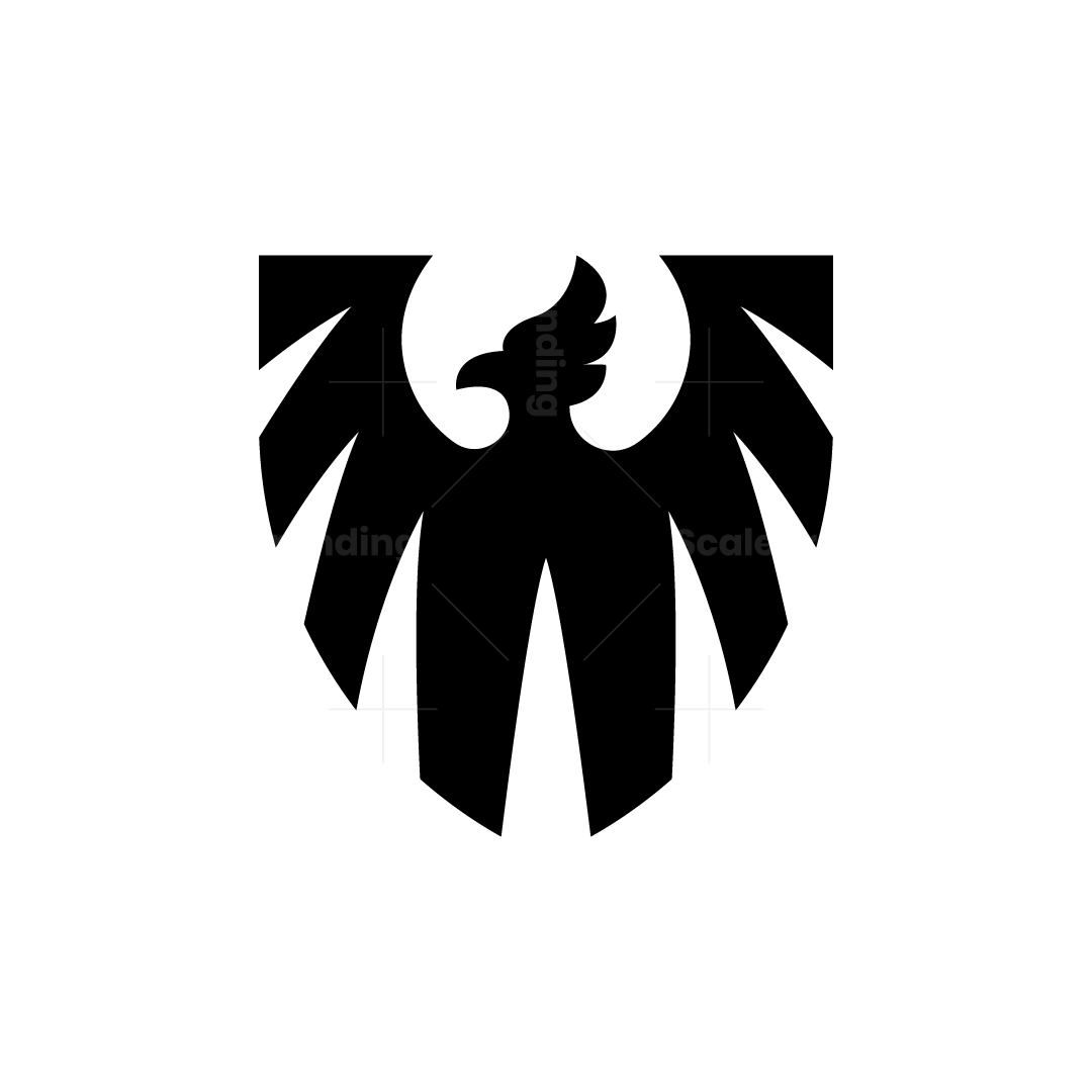 Fiery Flame Phoenix Shield Logo | Scalebranding