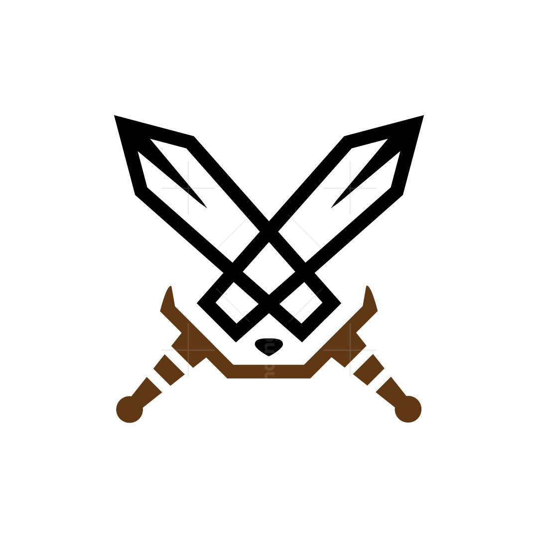 Fighting Swords Rabbit Logo | Scalebranding
