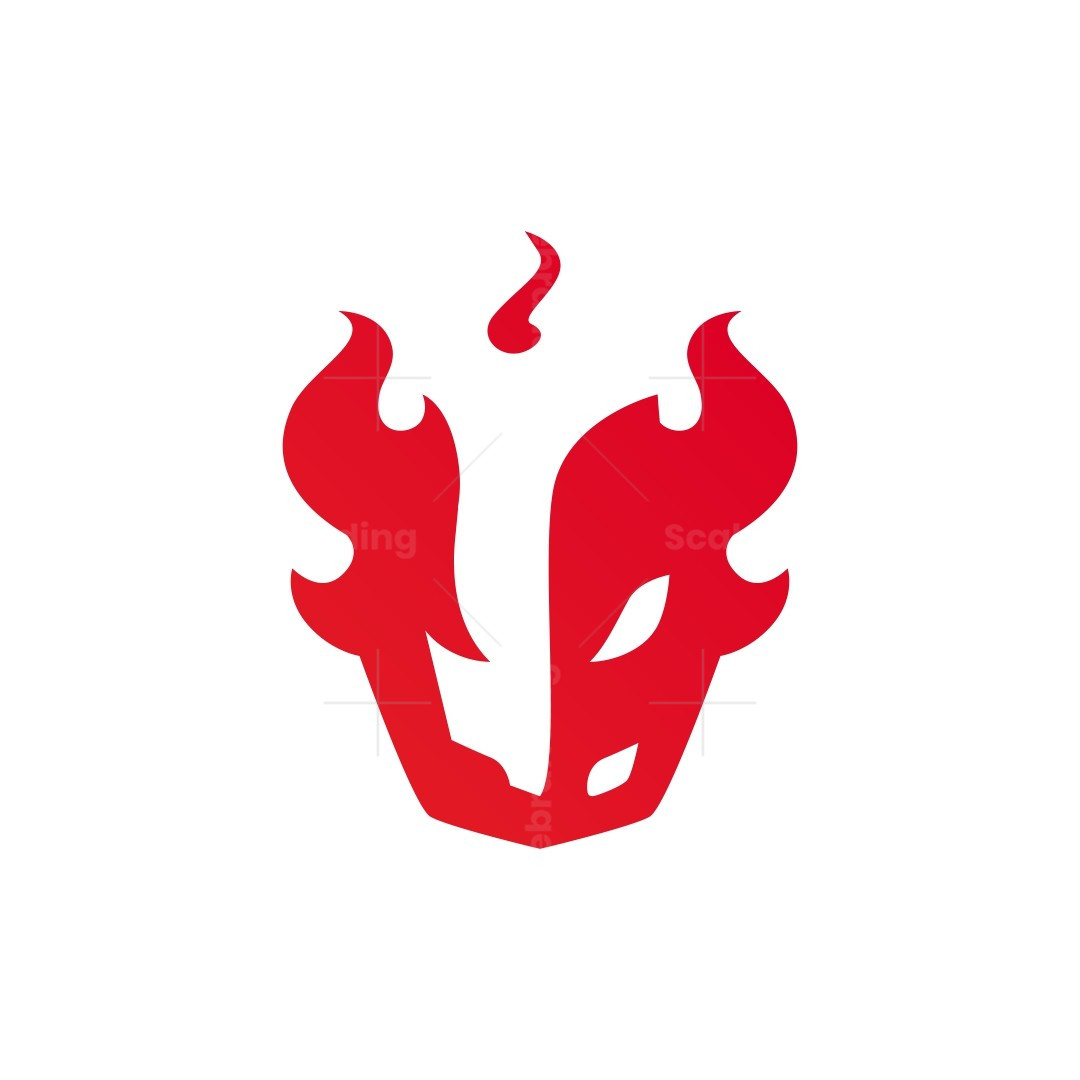Fire Bull Head Logo | Scalebranding