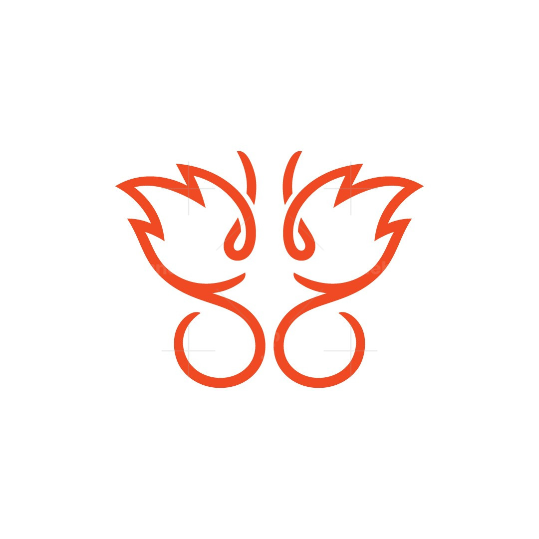 Fire Butterfly Logo | Scalebranding