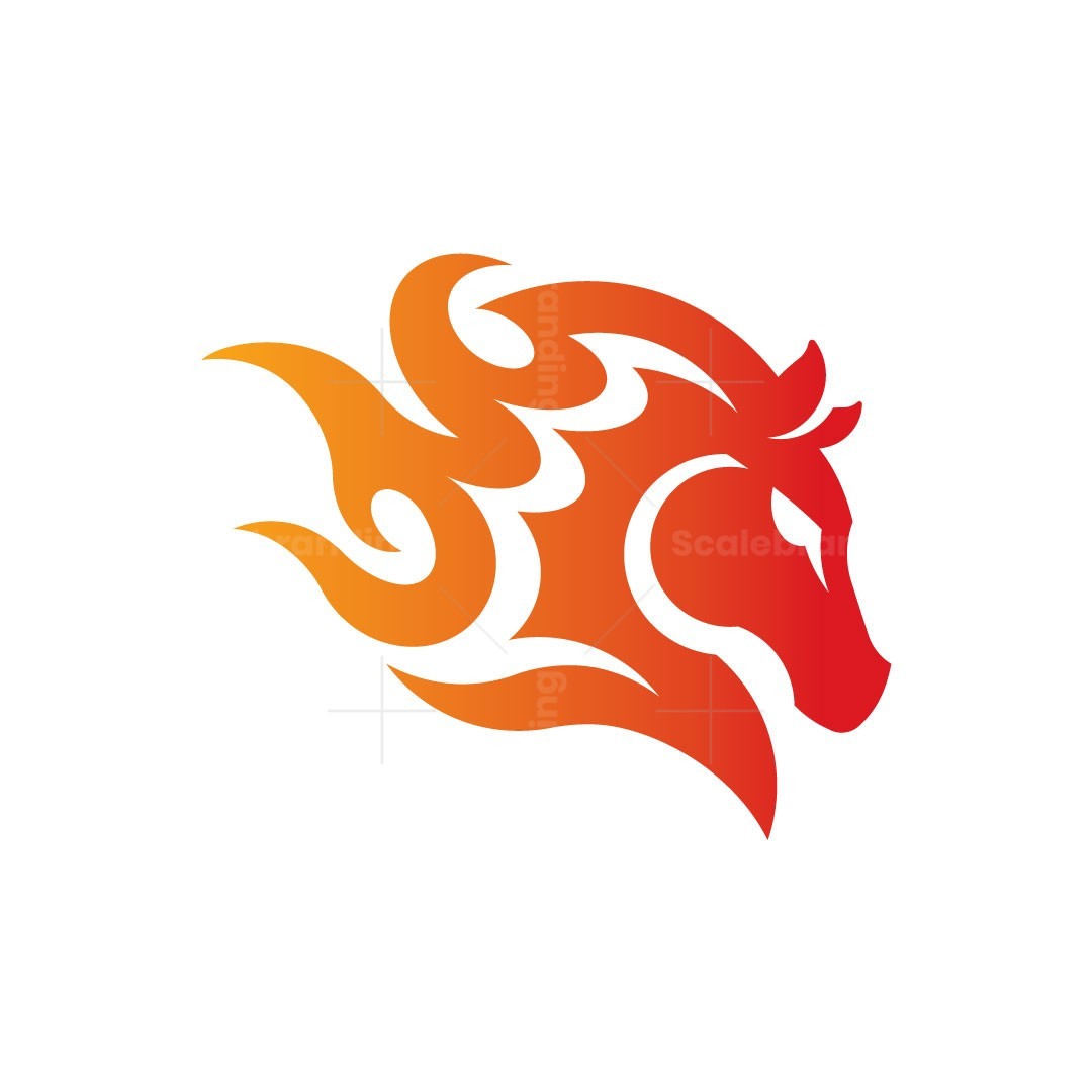 Fire Horse Logo Fire Horse Logo By Farahnaveed | Codester