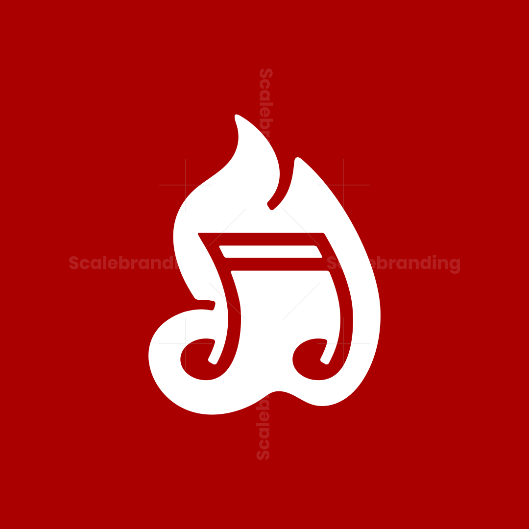 Elegant Fire and Music Logo | Scalebranding