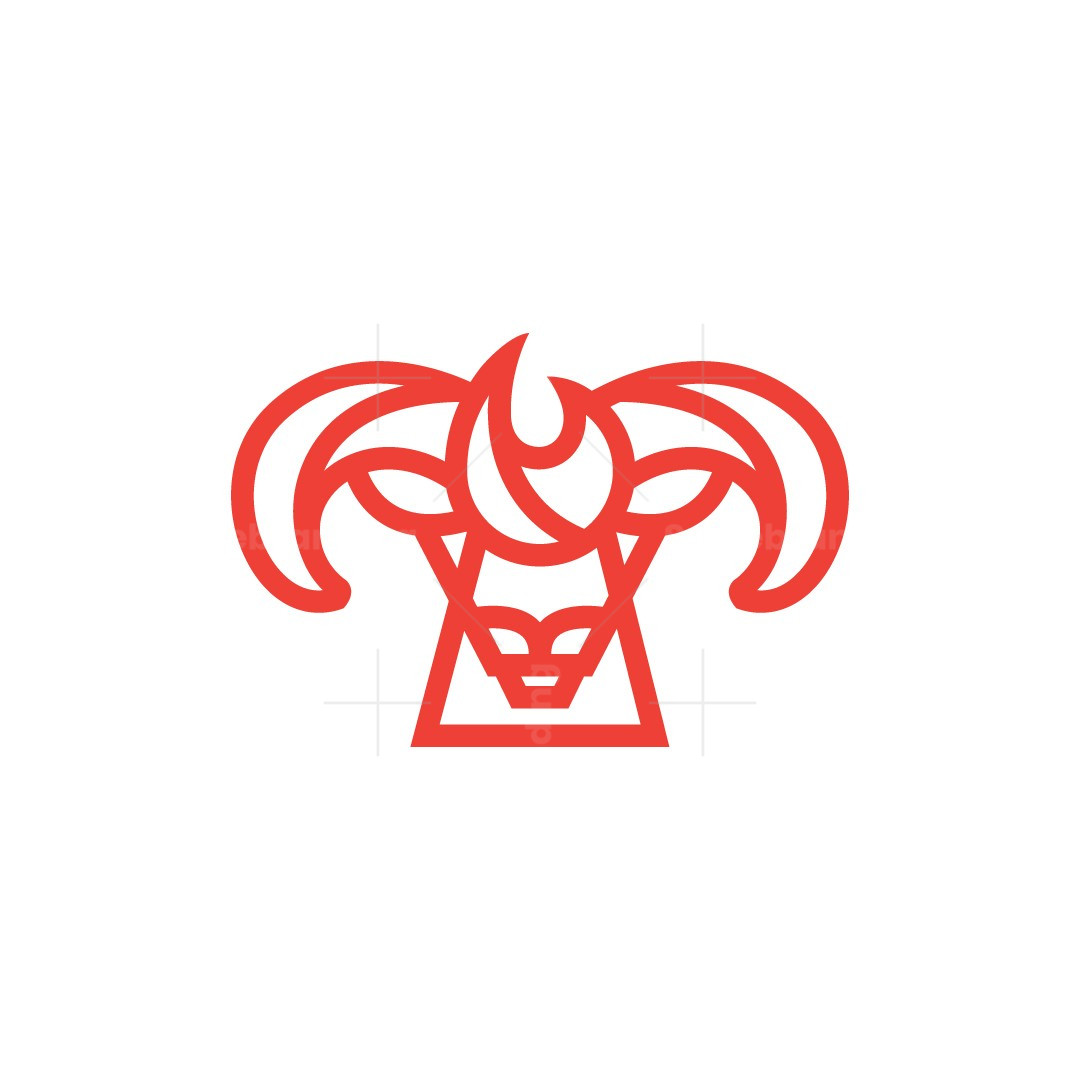 Fire Ram Logo Fire Male Sheep Logo | Scalebranding
