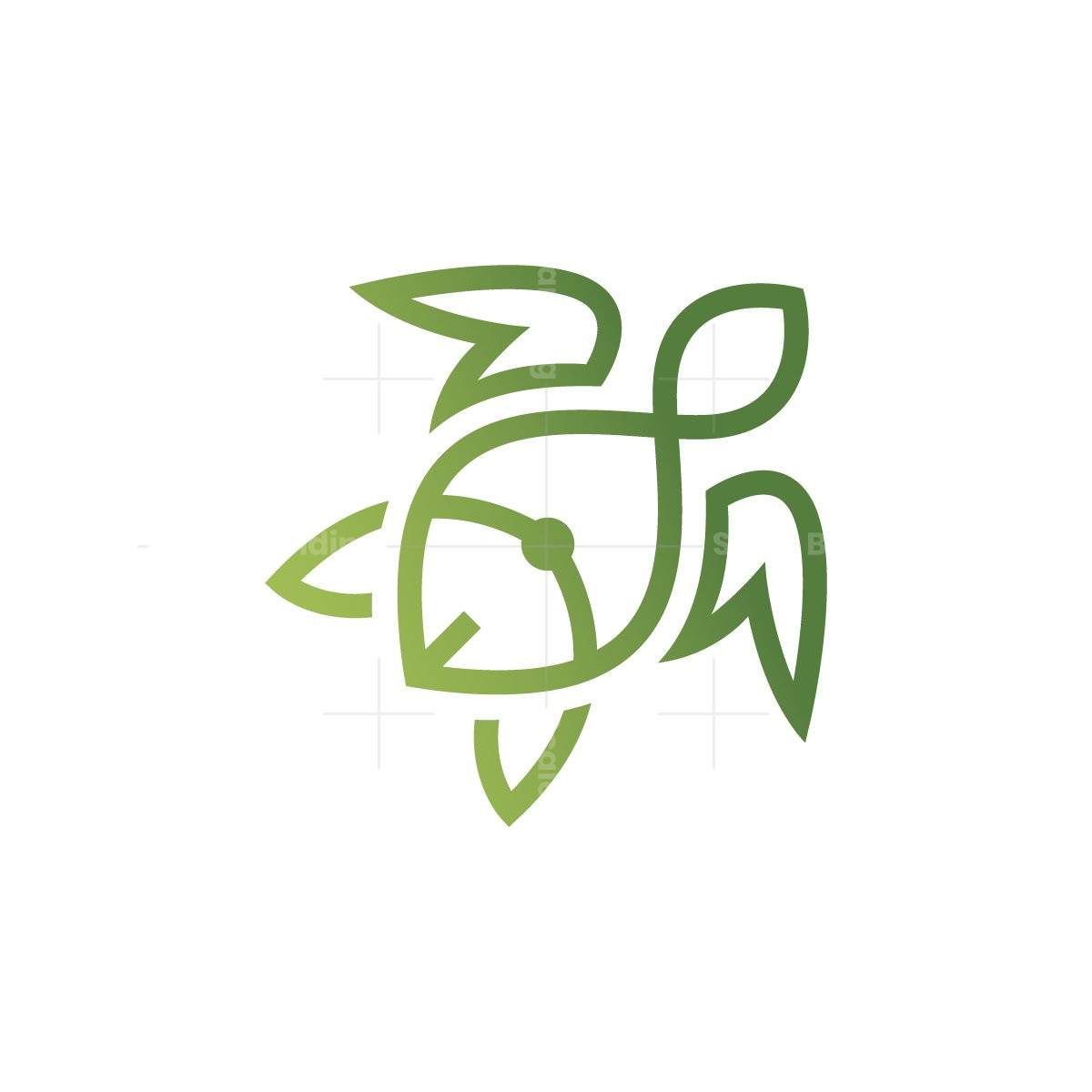 Fish and Turtle Logo Logo Sea World Turtle Logo | Scalebranding