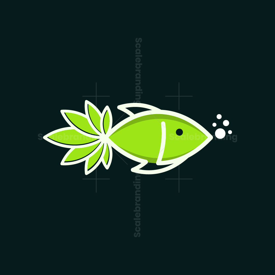 Fish Cannabis Logo | Scalebranding