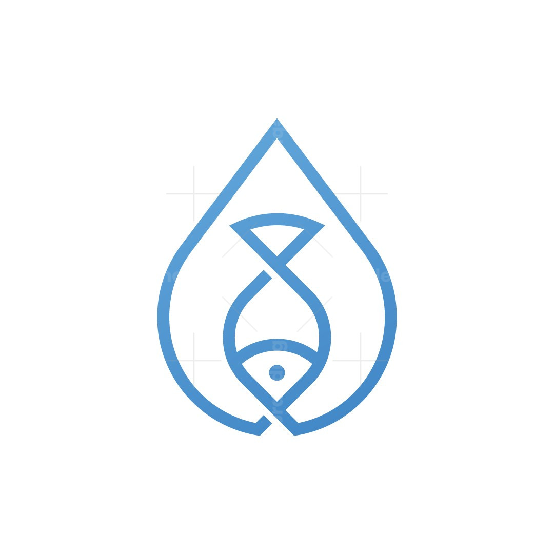 Fish Drop Logo | Scalebranding