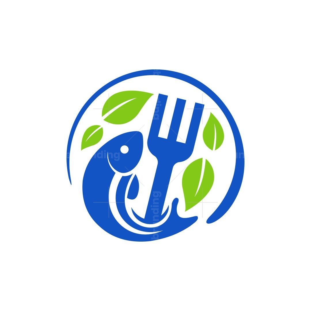 Fish Food Vegetable Logo | Scalebranding