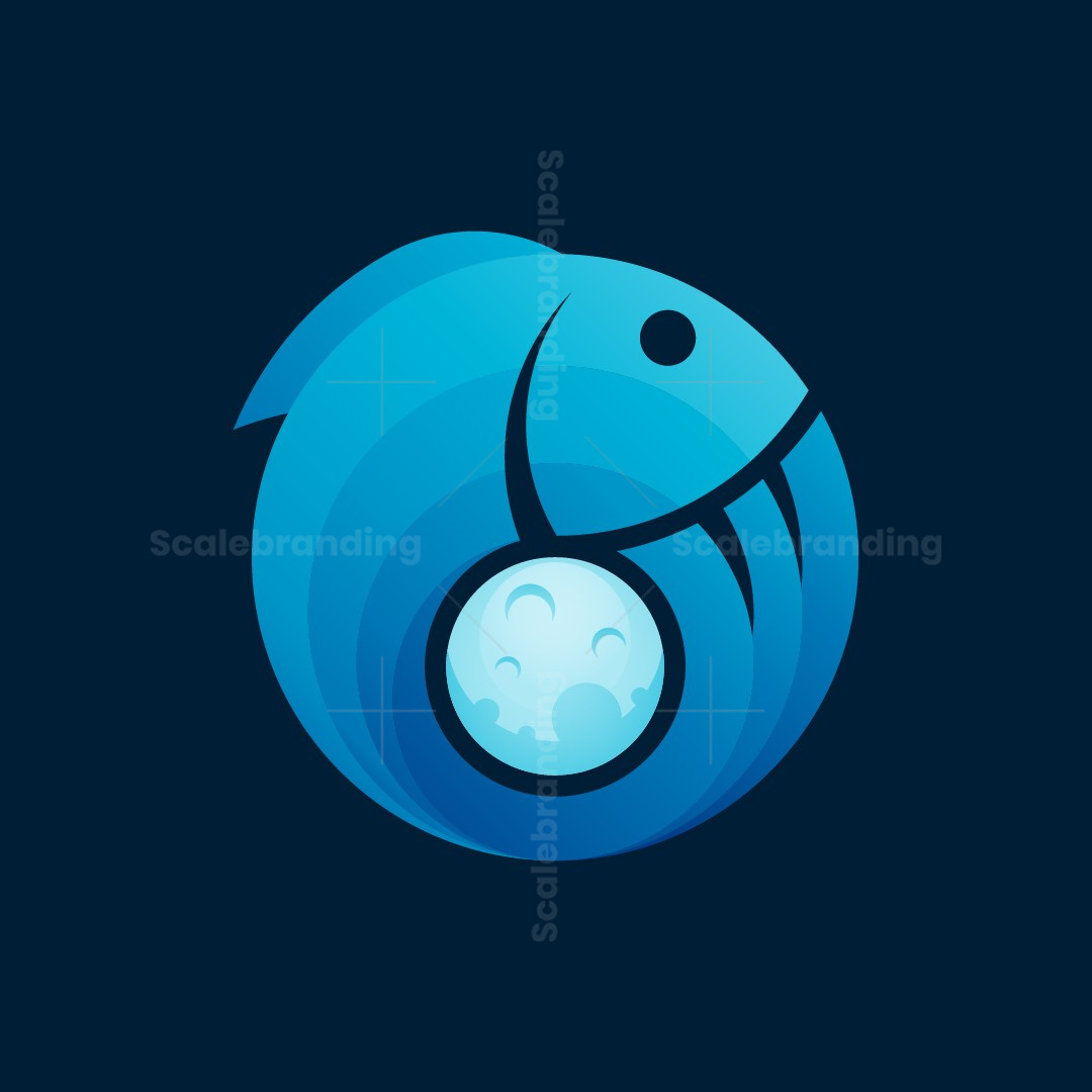 Fish Moon Logo | Scalebranding