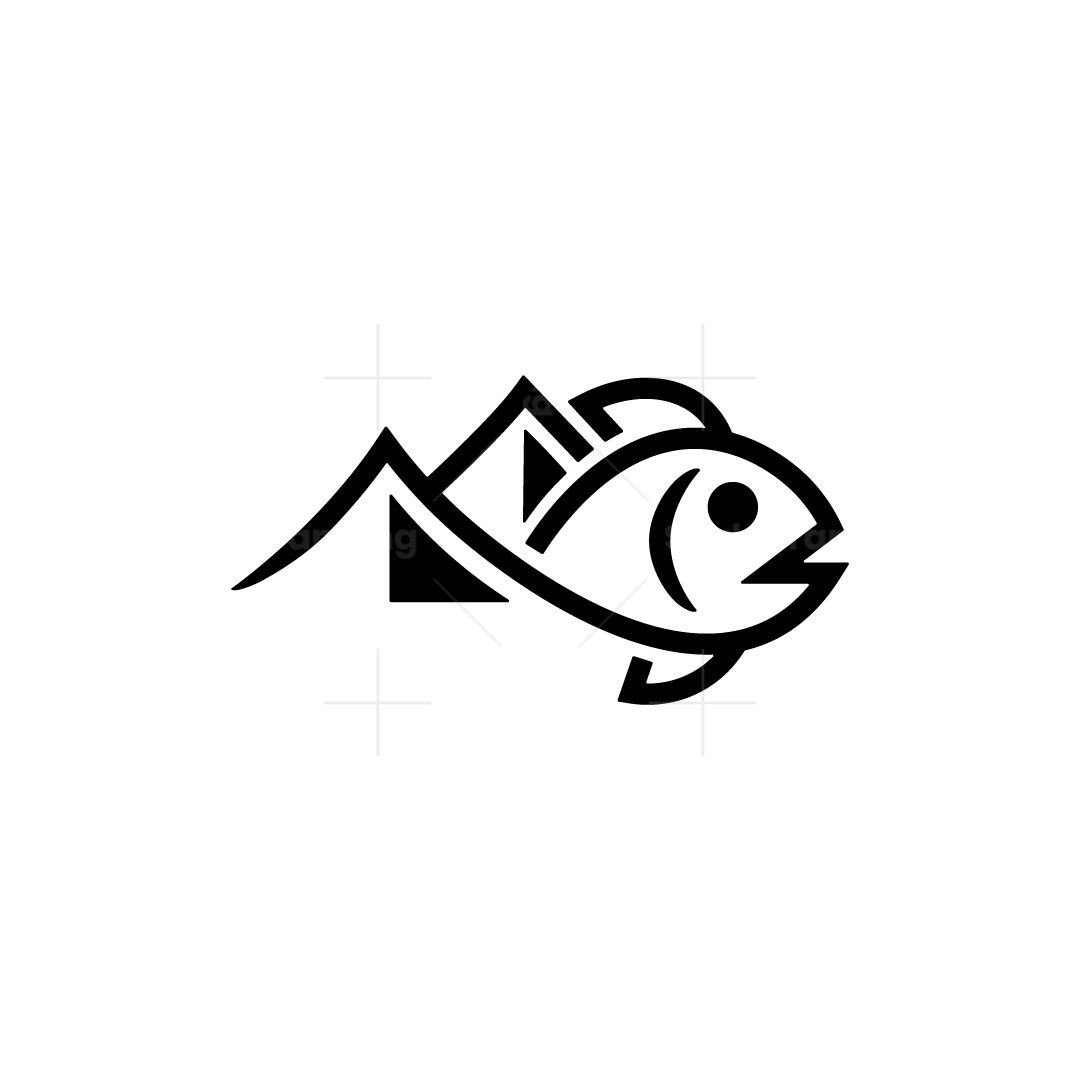 Fish Mountain Logo | Scalebranding