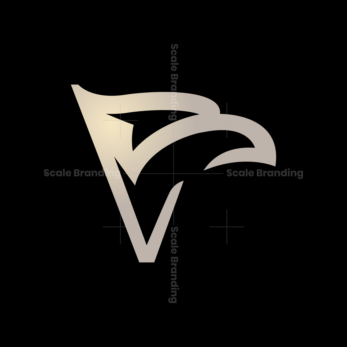 Letter V Eagle Logo | Scalebranding