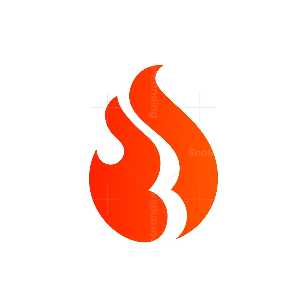 Flame B Letter Logo | Scalebranding