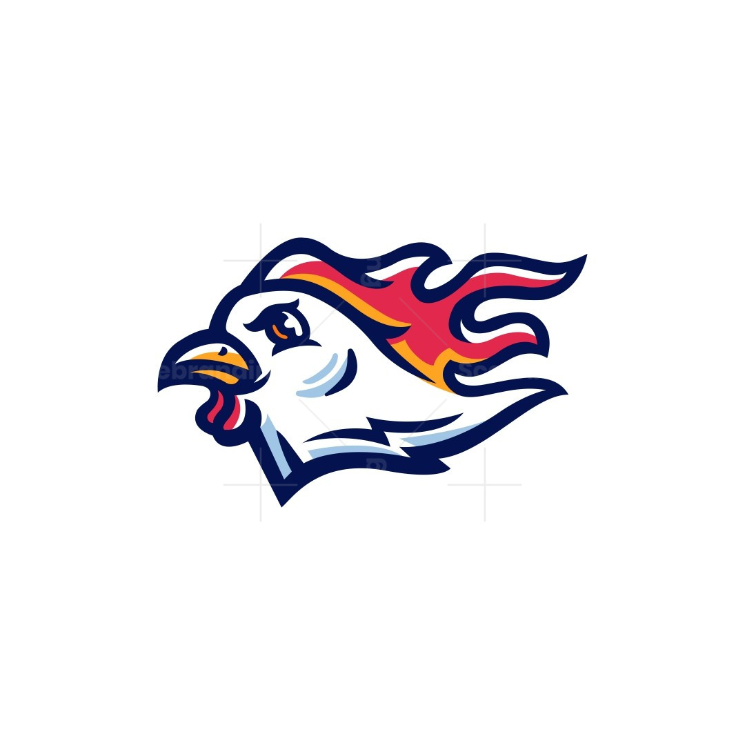 flame chicken mascot logo | Scalebranding