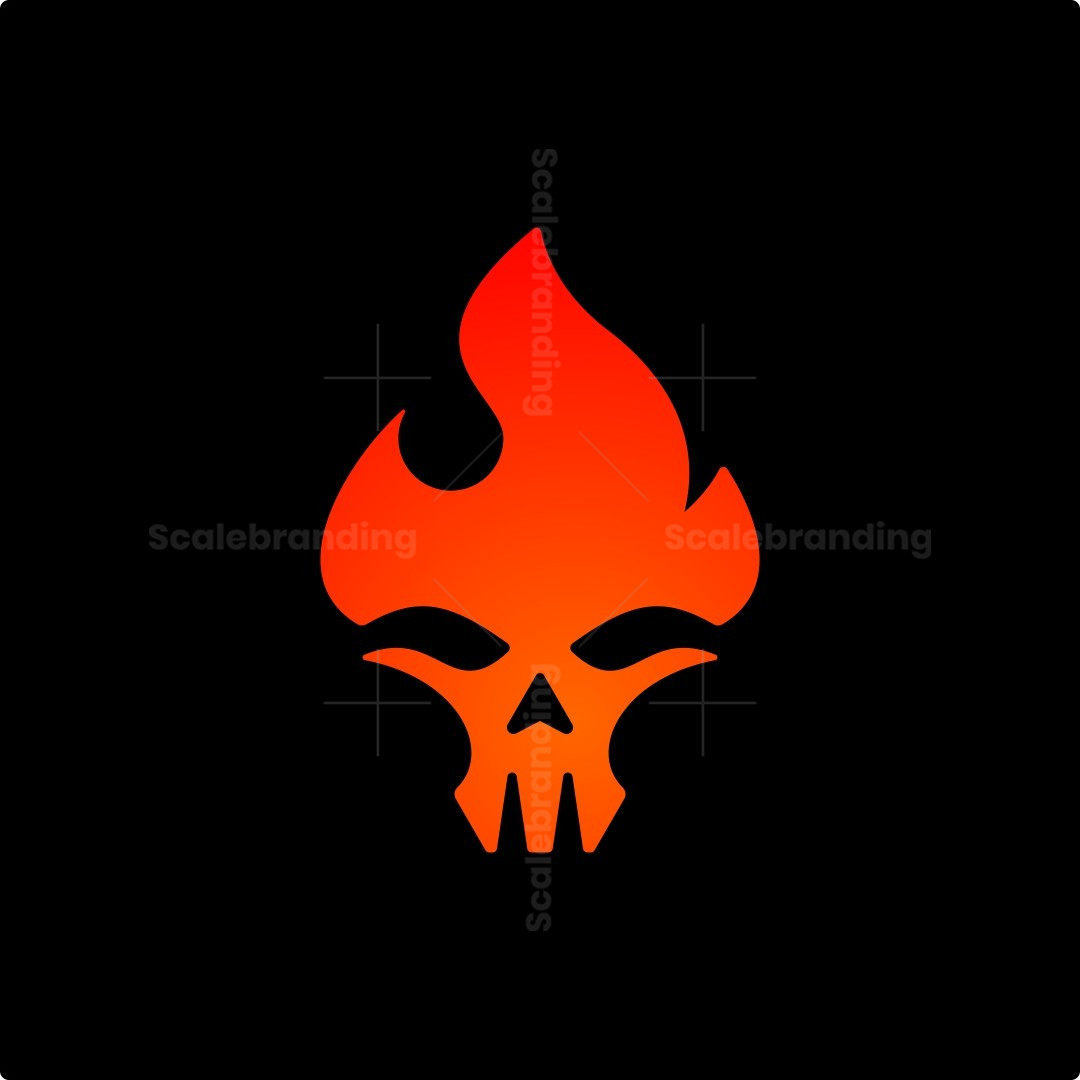 Flame Skull Logo | Scalebranding