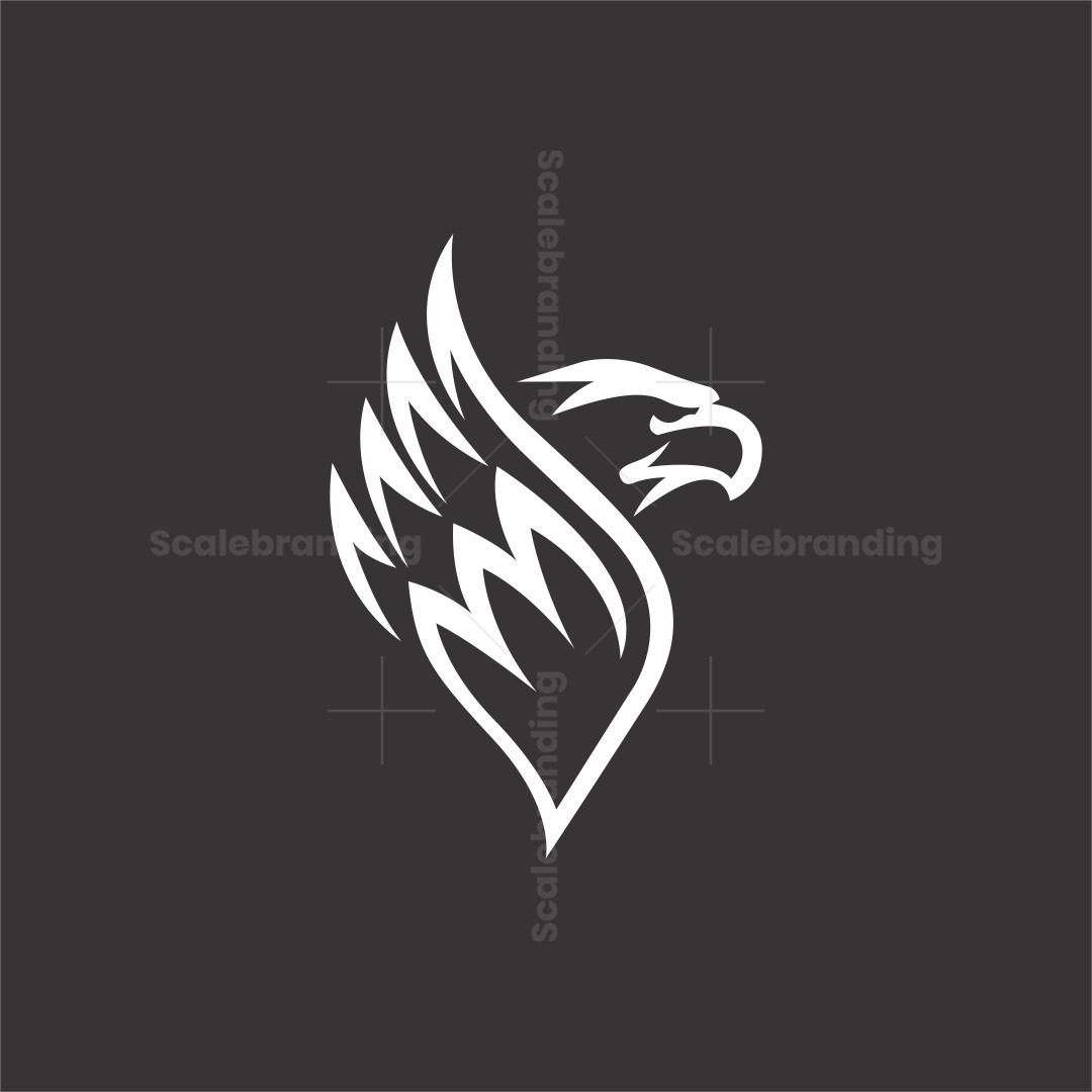 Flame Wings Eagle Logo | Scalebranding