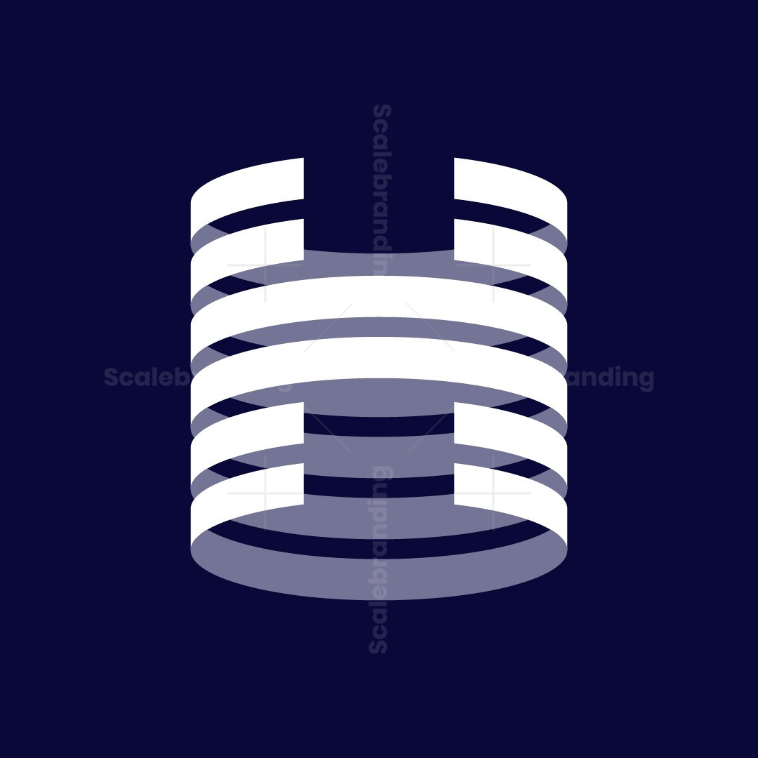 Floating Rings H Letter Logo | Scalebranding