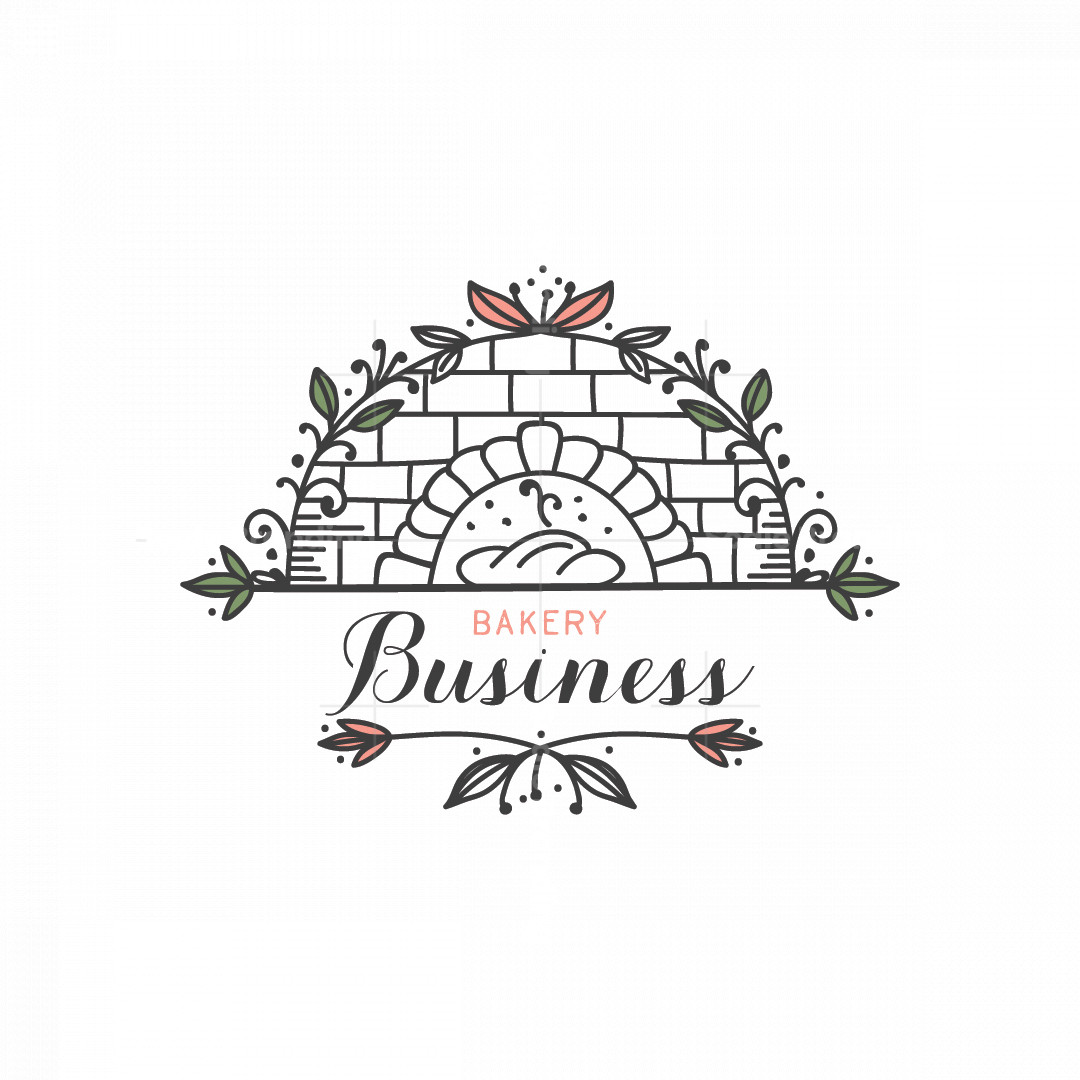 Floral Bakery Symbol Logo | Scalebranding